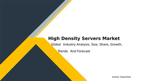 High Density Servers Market Report Global Forecast From 2025 To 2033
