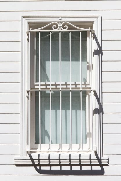 Premium Photo White Window