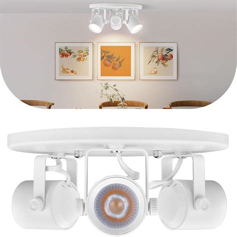 Arcfox 27w 3000k 3 Light Led Flush Mount Ceiling Spotlight Fixture