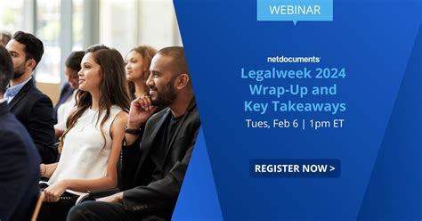 Netdocuments On Linkedin Netdocuments Webinar Legalweek 2024 Wrap Up