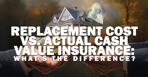 Replacement Cost Vs Actual Cash Value Insurance Whats The Difference