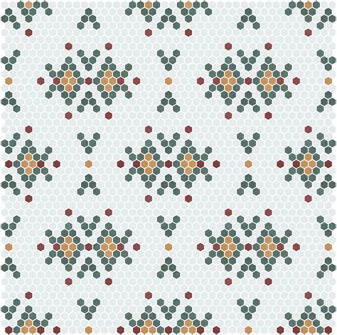 Hex Patterns Patterns With Hexagon Glass Mosaics