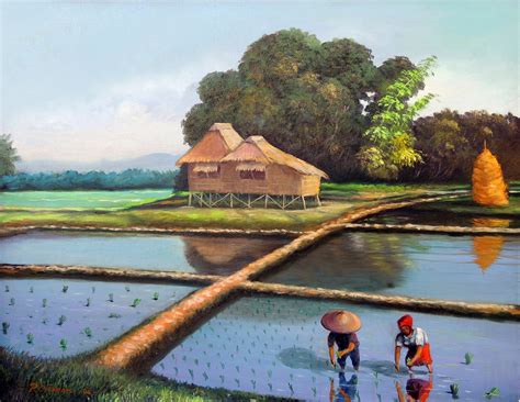 Nagtatanim Planting Rice 9 9 Mb Etsy