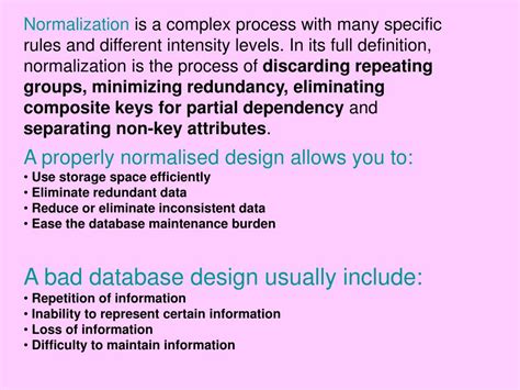 Ppt Normalising A Database Powerpoint Presentation Free Download
