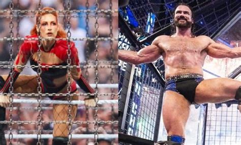 Wwe Elimination Chamber 2024 Becky Lynch And Drew Mcintrye Punch Their