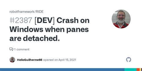 DEV Crash On Windows When Panes Are Detached Issue 2387
