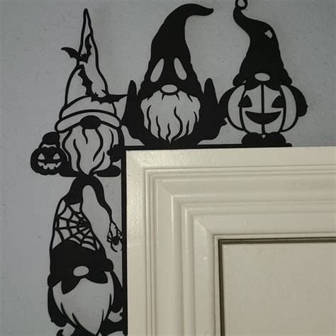 Halloween Gnome Door Decoration Etsy
