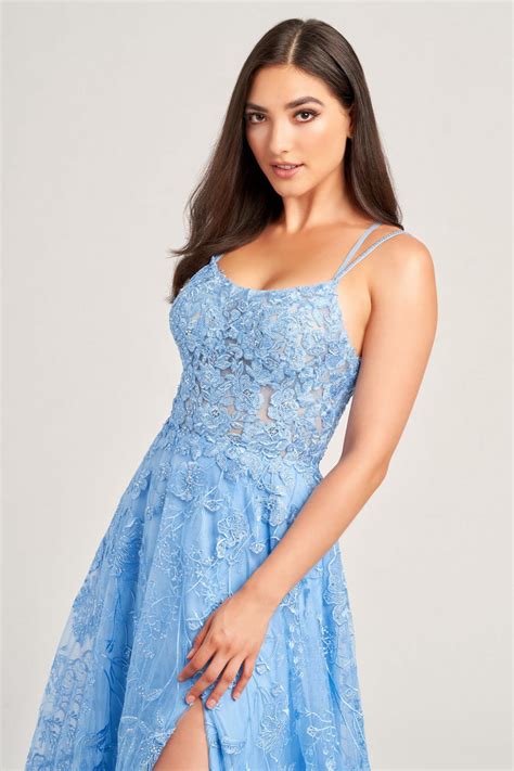 Strawberry Ellie Wilde Ew35012 Long Formal Beaded Slit Prom Dress For