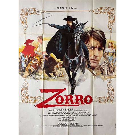 ZORRO French Movie Poster 47x63 In 1975