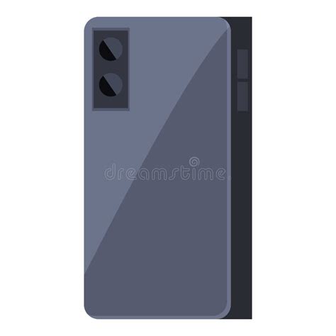 Back View Of Modern Smartphone With Double Camera Stock Illustration Illustration Of Modern