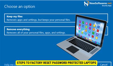 How To Factory Reset A Password Protected Laptop Newsoftwares Net Blog