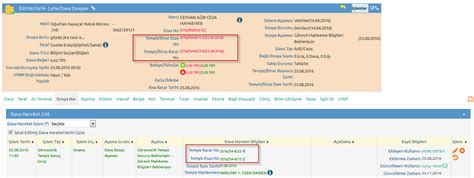 sürüm notları 4 13 0 0 mahkeme esas numarası format değişikliği