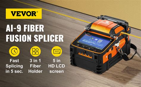 VEVOR épisseuse de Fusion Optique de Fibre AI Kit Machine de Fusion de Fibre Optique pour