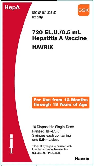 Havrix Vaccine Package Insert Prescribing Info Moa