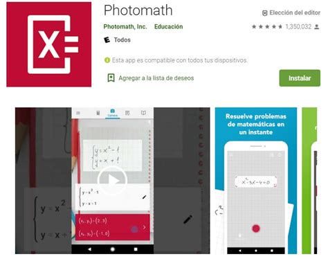 Aplicaciones Para Resolver Cálculos Matemáticos Con La Cámara Del