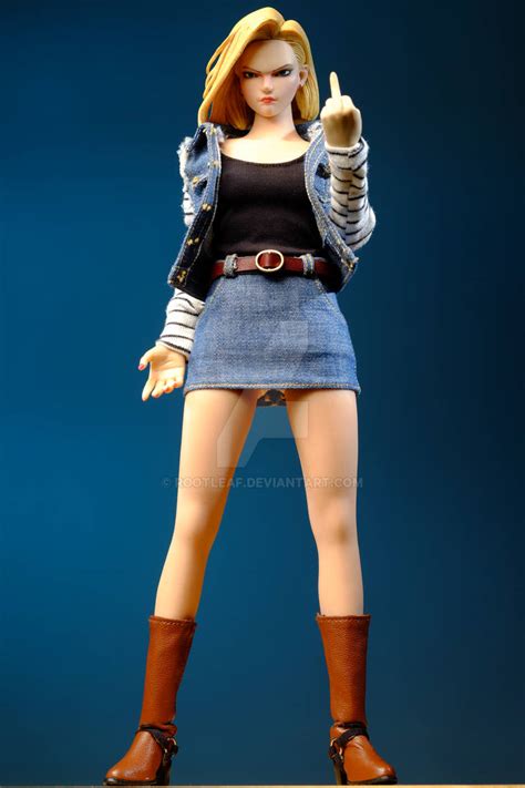 Custom 16 Android18 Figure 1 By Rootleaf On Deviantart