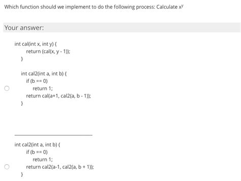 Solved Which Function Should We Implement To Do The Chegg