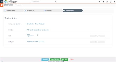 Email Campaigns Extension For VTiger 7 Open Source Progress Update