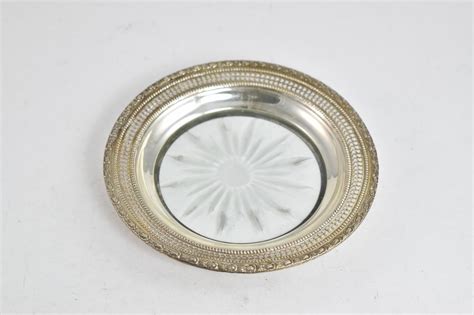 Sterling Silver Frank M Whiting Talisman Rose Lemon Dish Property Room