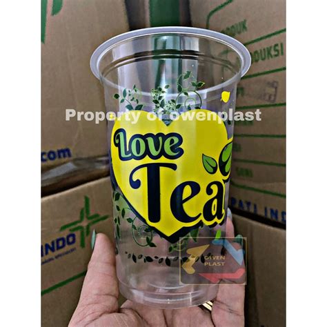 Jual Gelas Plastik Motif Tehgelas Ozgelas Motif Tehgelas Plastik