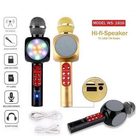 Generic Modern Wster Ws 1816 Karaoke Mic At Rs 799 Piece In Jalgaon