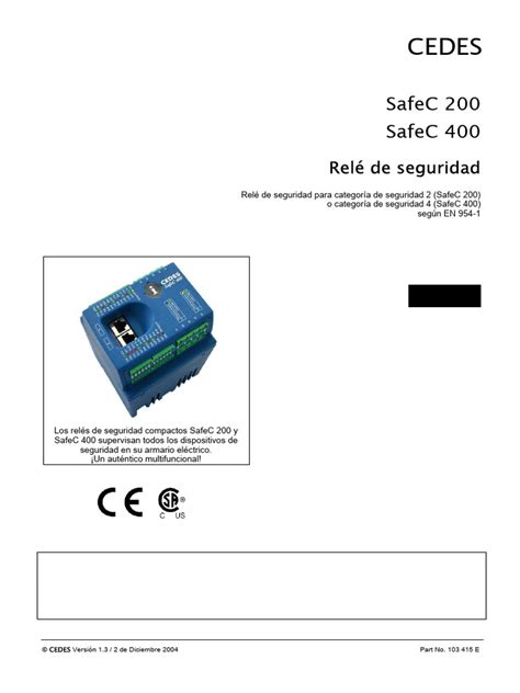 Cedes Safec Pdf Relé Software