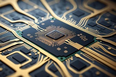 Premium Ai Image A Micro View Of Semiconductor
