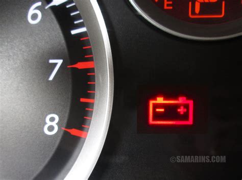 Toyota Camry Battery Light On Dashboard