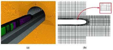 the computational mesh used in simulations a surface mesh