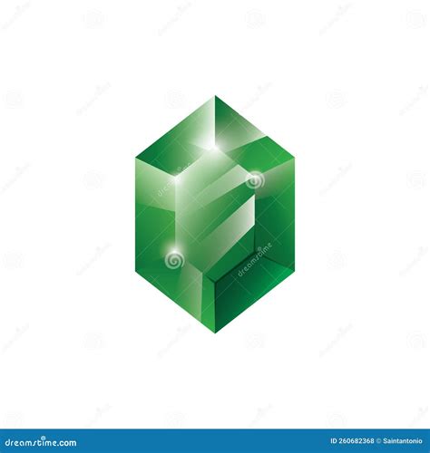 Gem Precious Stone Game Loot Ui Icon Vector Illustration Stock