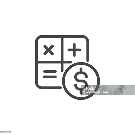 計算現金圖示數學公式符號和美元符號現金計算行標籤預算計劃成本估算節約概念分析白色隔離的向量插圖向量圖形及更多美國紙幣圖片 Istock