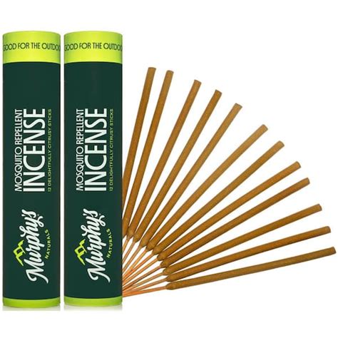 Murphys Naturals 2 Pack Natural Outdoor Mosquito Repellent Incense