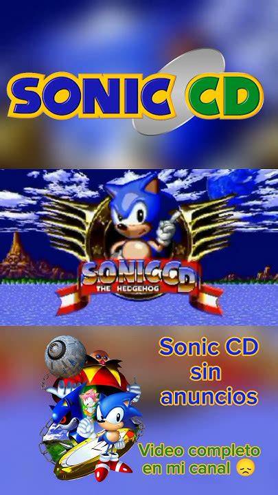 Sonic Cd Sin Anuncios Gratis Cd Sega Segacd Sonic Sonic3 Soniccd