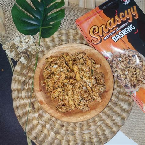 Jual Snack Jajanan Viral Basreng Pedas Daun Jeruk Pedas Gila Dan