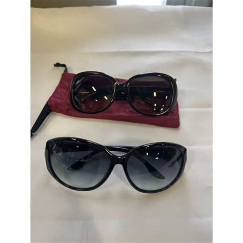 2 Pairs Gucci Sunglasses One With Dust Bag