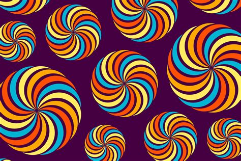 Colorful Spiral Pattern Vector Art Graphic By K For Kreative · Creative