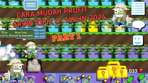 CARA PROFITAN YANG PALING GAMPANG DI GROWTOPIA INDONESIA PART YouTube