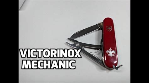 Victorinox Mechanic Swiss Army Knife Unboxing and Review - YouTube