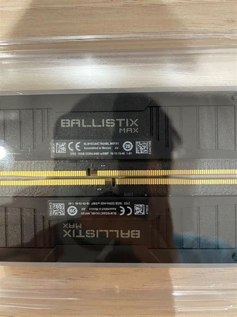 [rare] Crucial Ballistix Max Rgb 4400 Mhz Ddr4 Desktop Ram 32gb 16gbx2 Computers And Tech