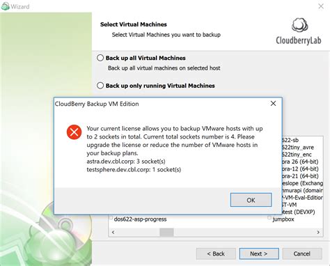 vm socket licenses help center