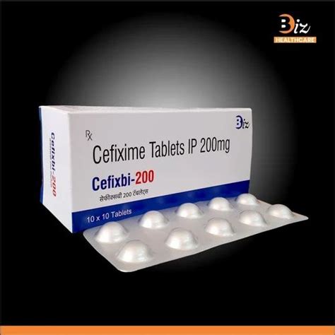Cefixime 200mg Tablet At Rs 420box Pharmaceutical Tablets In Nashik
