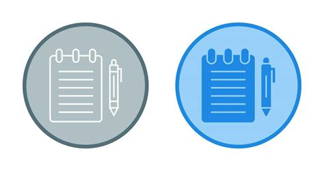 Icono De Vector De Bloc De Notas 24854929 Vector En Vecteezy