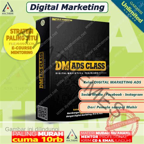 Kelas Digital Marketing Ads Sosmed Fb Ig Dari Pemula Sampai Mahir