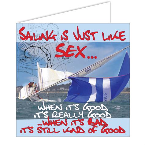 Sailing Card Sailingsex From Nauticalia The Marine