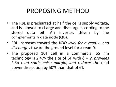 10t Sram Using Half Vdd Precharge Andpptx