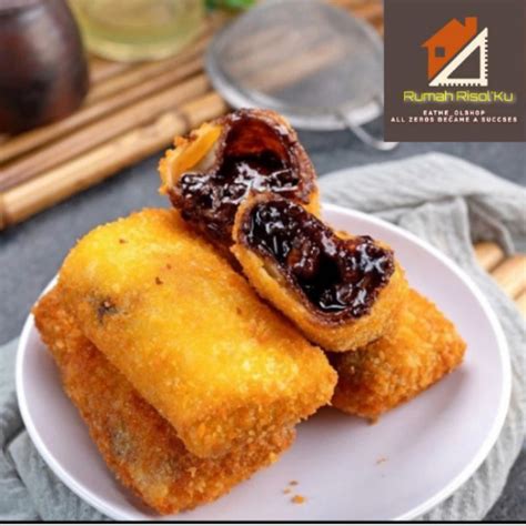 Jual Risol Coklat Lumer Dan Keju Frozen Food Cemilan Murah Isi 8 Shopee Indonesia