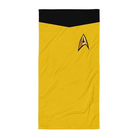 Star Trek The Original Series Command Uniform Beach Towel Paramount Shop