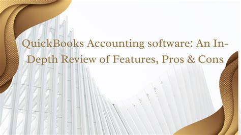 Quickbooks Accounting Software An In Depth Review Of Features Pros