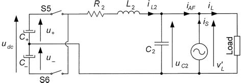 Equivalent Electric Circuit For The Current Filter Showing The