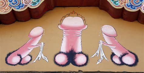 Houses In Bhutan Carry Giant Penis Paintings Album On Imgur